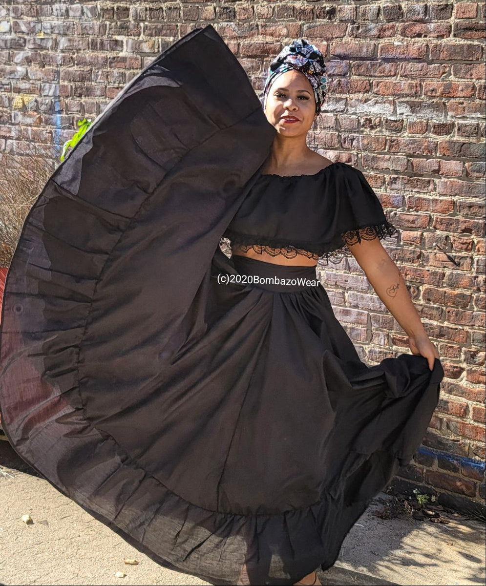 Bombazo Black Bomba Caribbean Skirt – Bombazo Wear